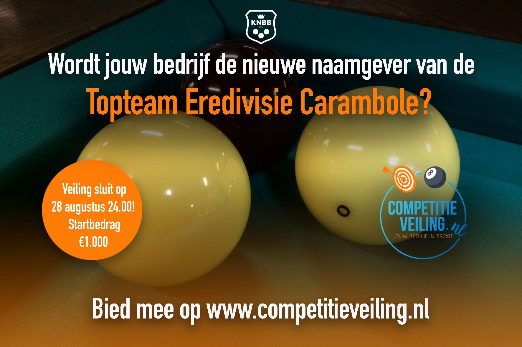 Gezocht: Naamgever Topteamcompetitie 2023-2024 | Carambole
